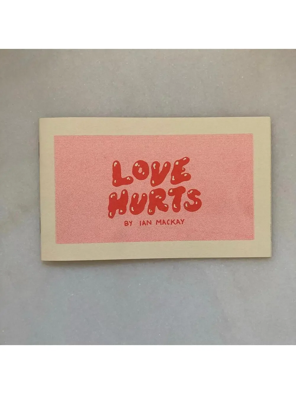 Other | Love Hurts Ian Mackay Riso Risograph Zine Comic Book Poster ...